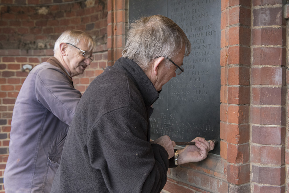 Memorial Plaques Removal – Platt War Memorial