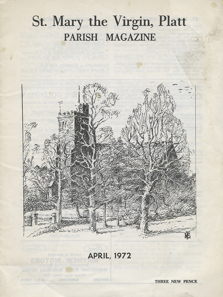 St Mary’s Platt Parish Magazines – Platt War Memorial